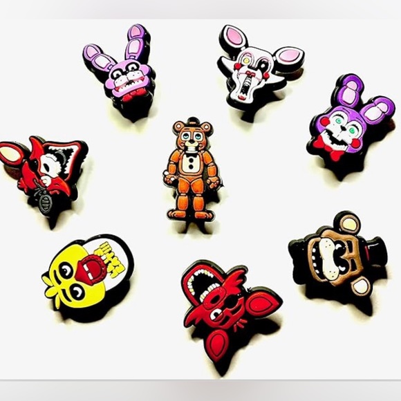 None | Accessories | Nwt Set Of 8 Video Game Character Charms For Crocs ...